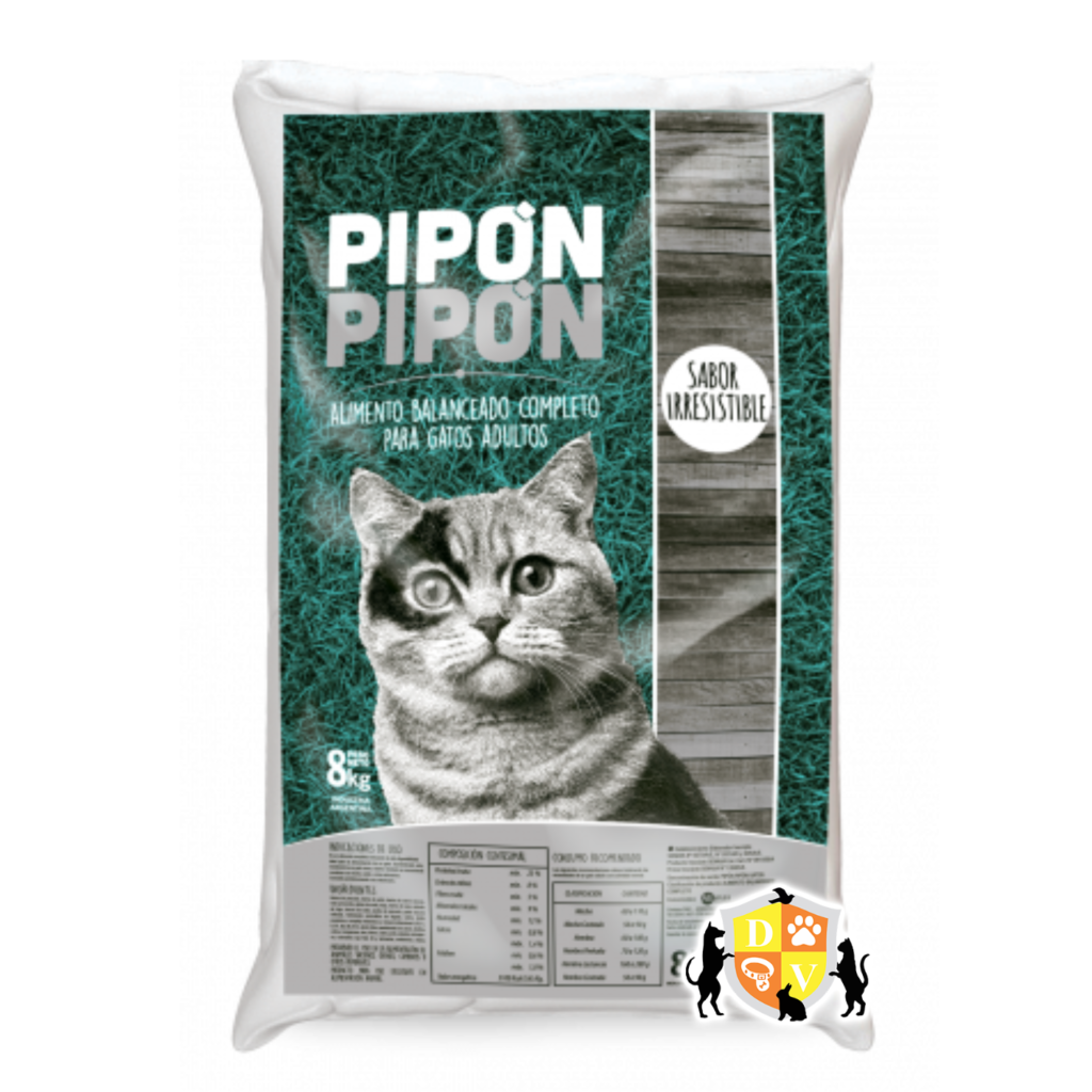 Pipon Gato 8kg – Supermercado de Mascotas